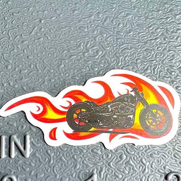 Hand Crafted | Accessories | Fire Biker Motorcycle Rider Sport Bike ...